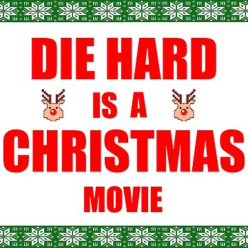 "Die Hard Christmas Design" Sticker for Sale by JoshTaerk | Redbubble