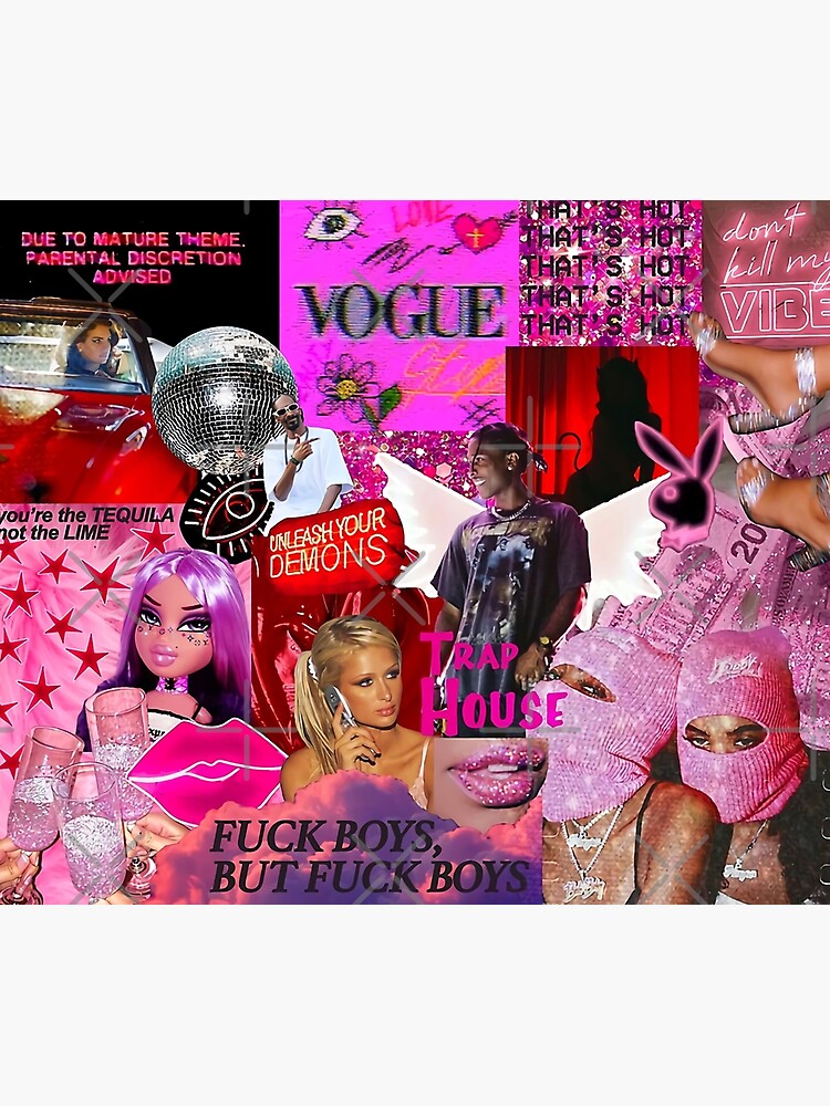 The Baddie Collage Art Tapestry sold by Inês Vieira | SKU 41009587 | 55 ...