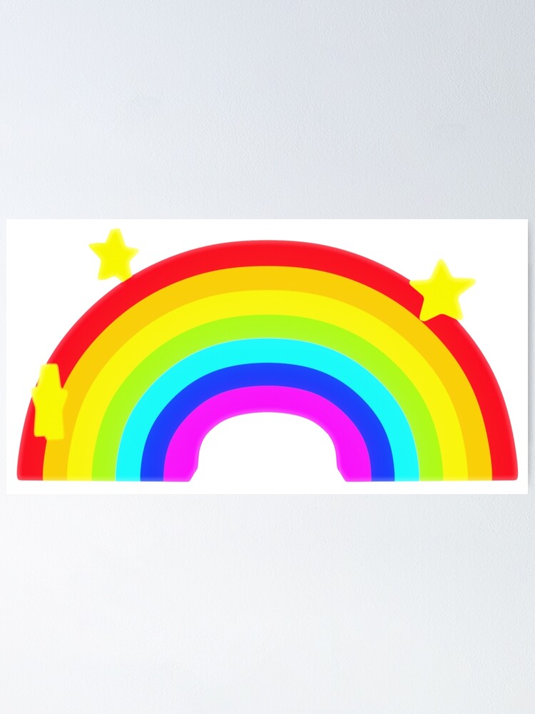 "Cute Rainbow design" Poster by BaseBits | Redbubble