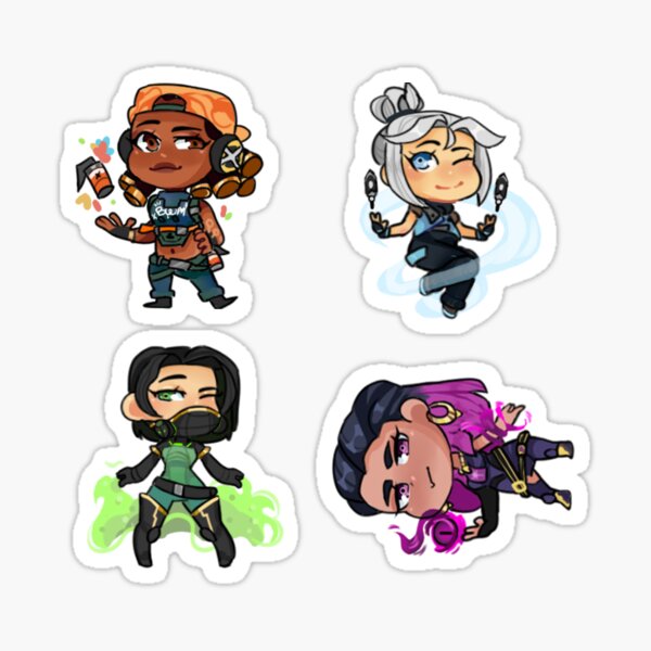 Valorant Agent Stickers | Redbubble