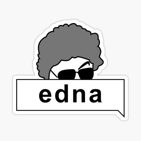"Kitboga Edna Artwork" Sticker for Sale by denisseinfeld | Redbubble
