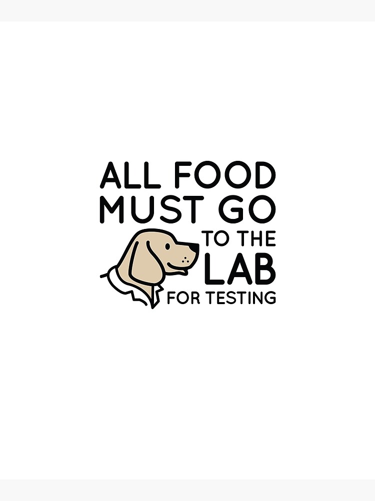 "All Food Must Go To The Lab For Testing" Apron by cherrific | Redbubble