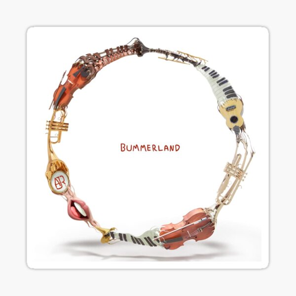 "Bummerland Cover" Sticker for Sale by aestheticqueen | Redbubble