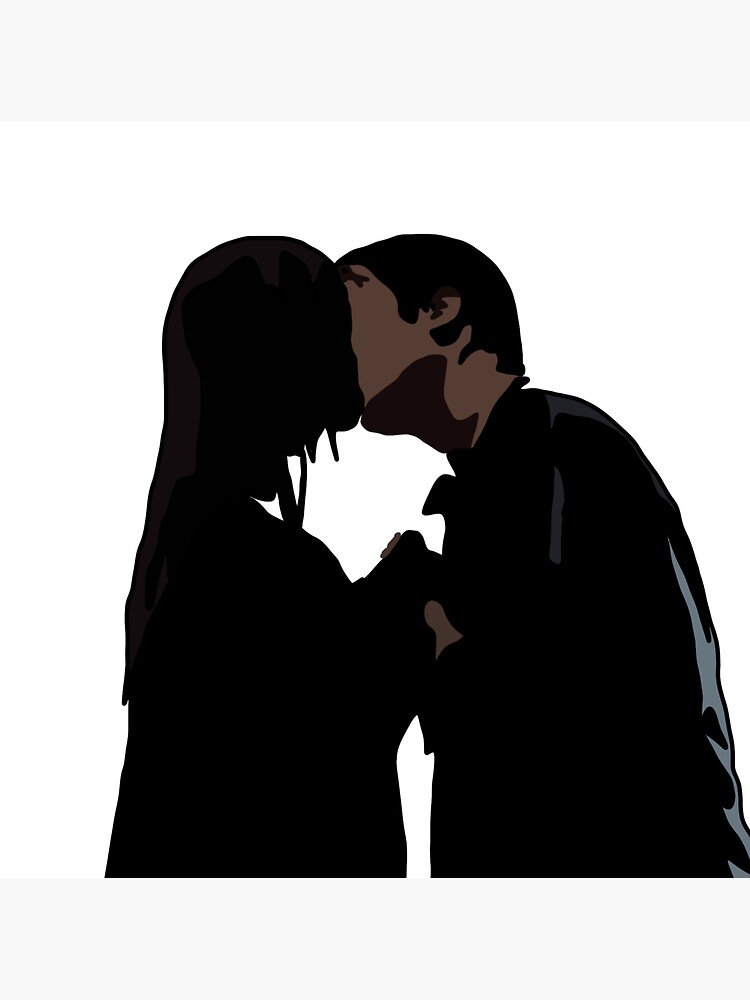 "Damon and Elena, Delena ( TVD ) Sticker " Sticker for Sale by ...