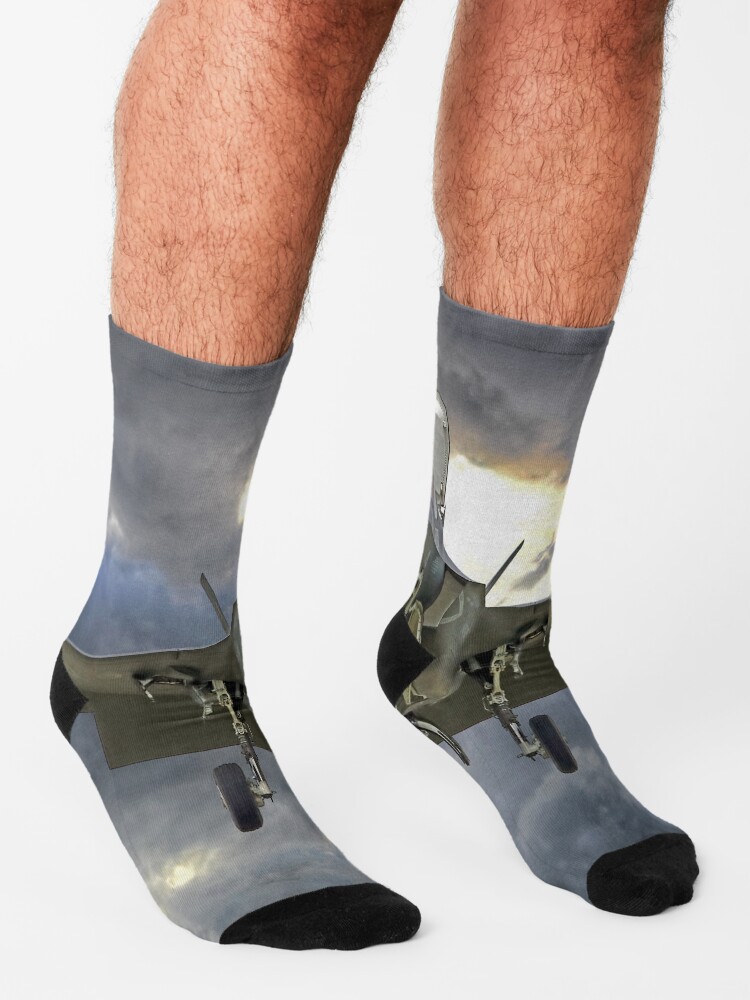 "Lockheed Martin F-35B Lightning II" Socks by Arrowman | Redbubble