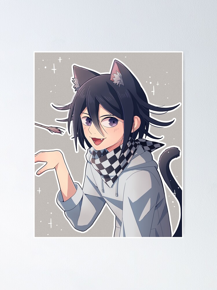 "Catboy Kokichi" Poster for Sale by Cheer puppy | Redbubble
