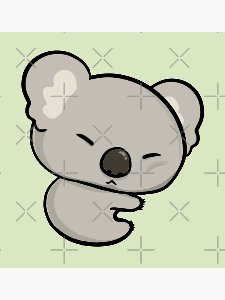 "cozy koala cute v11" Poster by Sellystickers | Redbubble