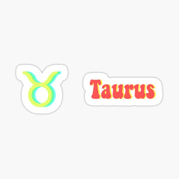 "Taurus Sticker Pack" Sticker for Sale by couldbekayla | Redbubble