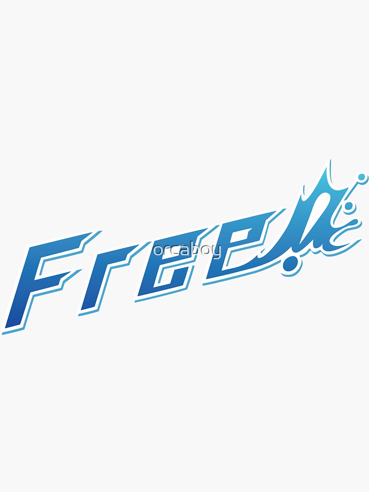 "free logo" Sticker for Sale by orcaboy | Redbubble