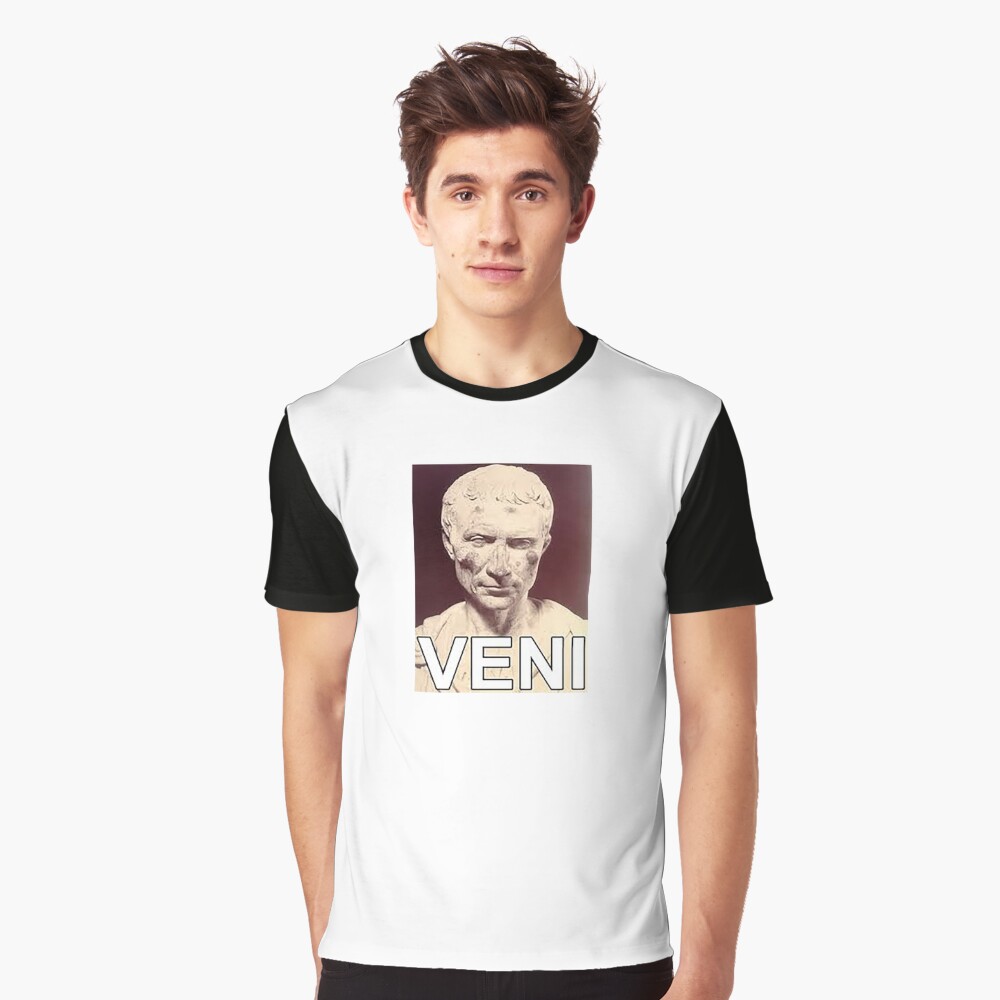 "Caesar Veni - I came, I saw, I conquered, cheeky meme" Sticker for ...