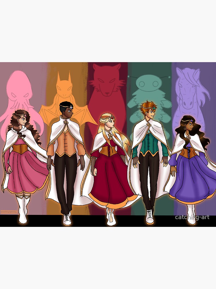 "Team Valiant KOTLC " Sticker for Sale by catching-art | Redbubble