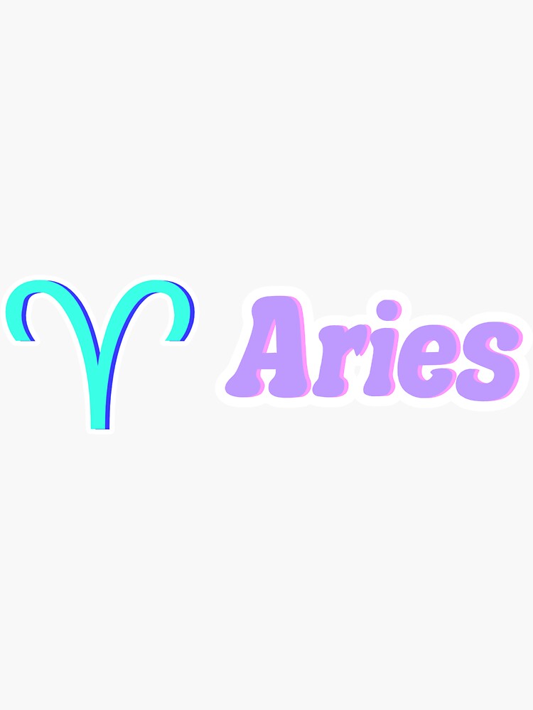 "aries sticker pack" Sticker for Sale by couldbekayla | Redbubble