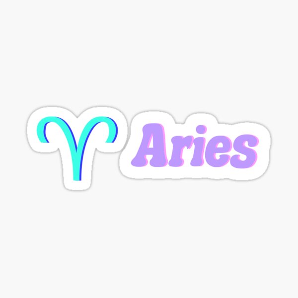 "aries sticker pack" Sticker for Sale by couldbekayla | Redbubble