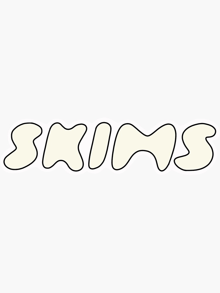 "Skims Logo" Sticker for Sale by erinhegartymv | Redbubble