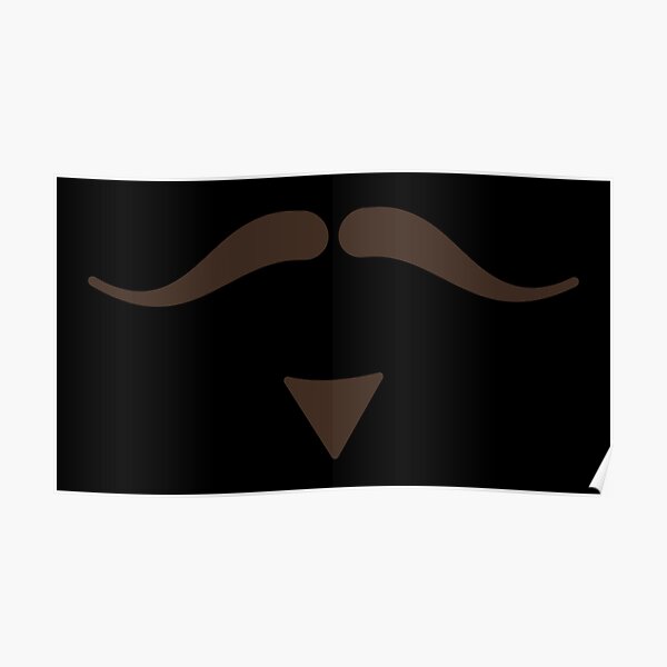 "Doc Holliday Mustache" Poster by muskitt | Redbubble