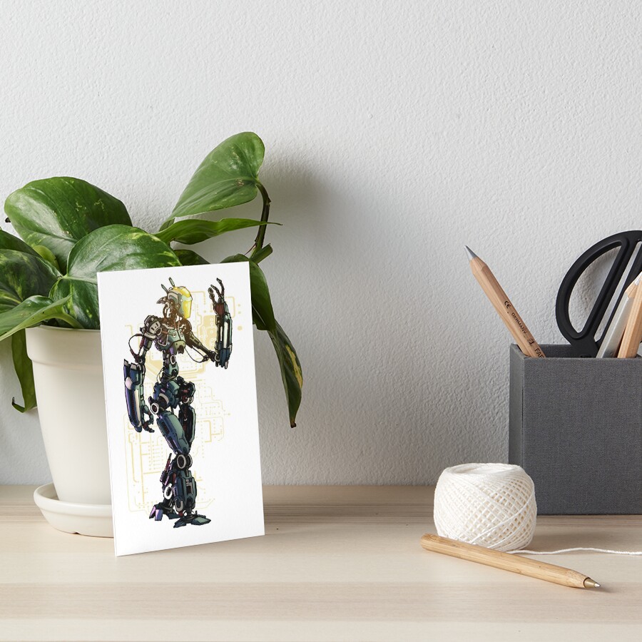 "Humanoid Robot Minion" Art Board Print by Garlock | Redbubble