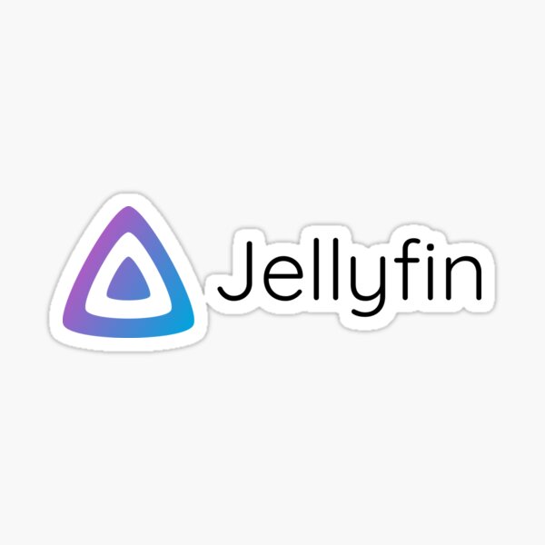 "Jellyfin Project Banner (For light-coloured backgrounds)" Sticker for ...