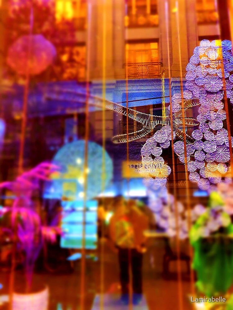 "Orange sakura tree in the city" Poster for Sale by Lamirabelle | Redbubble