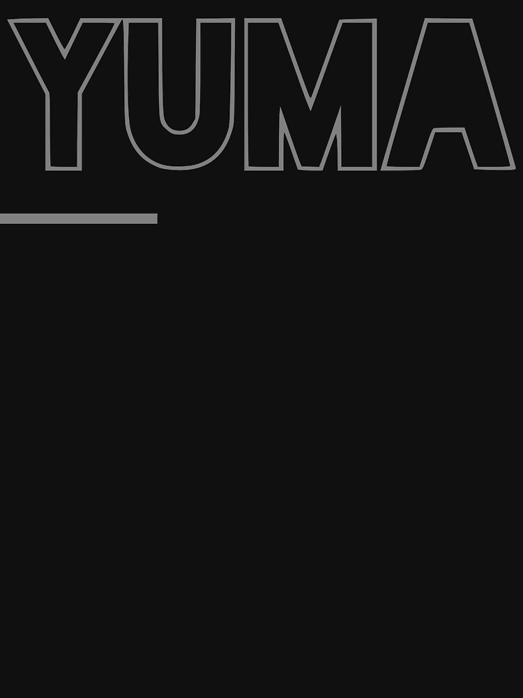 "YUMA logo white" T-shirt for Sale by YUMA-music | Redbubble | band ...