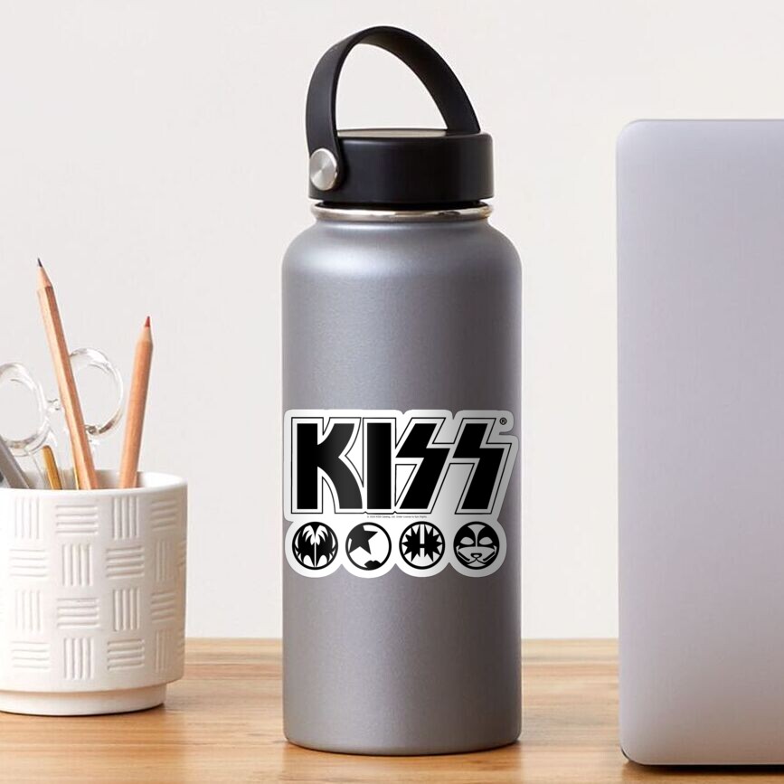 "KISS Band Members Design " Sticker for Sale by designminimal | Redbubble