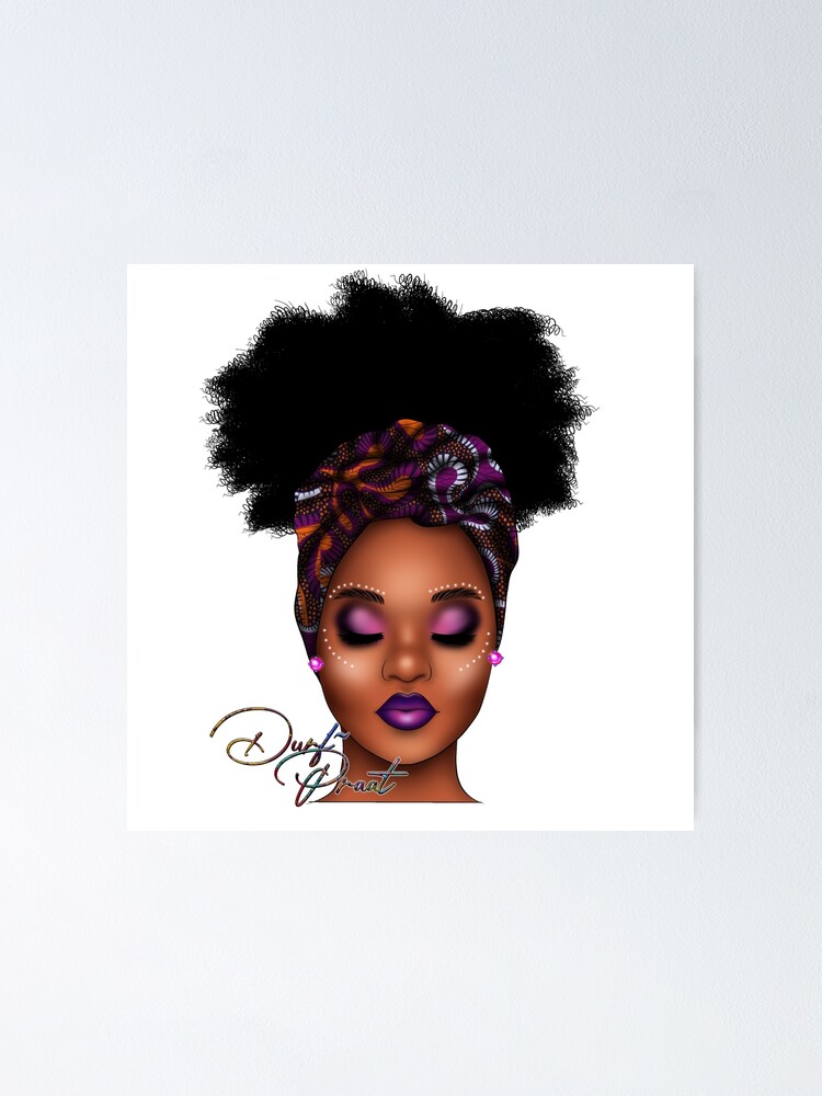 "Imani" Poster by MelaninArtist | Redbubble