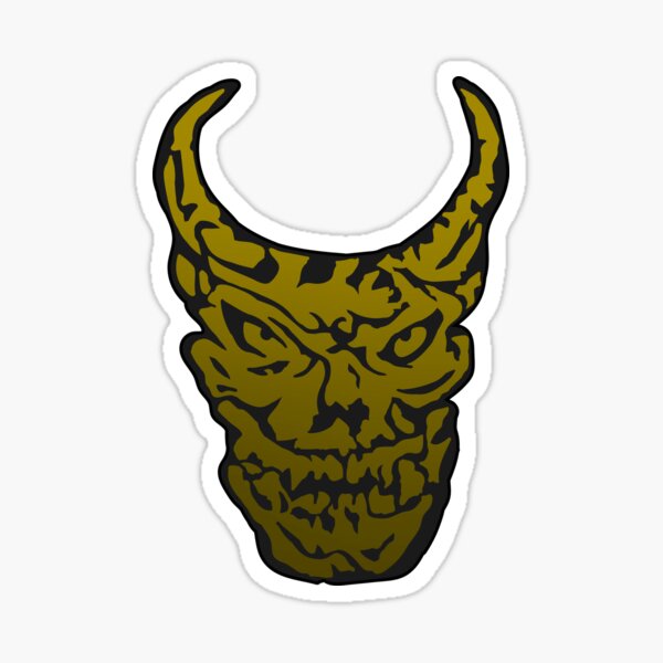 "Taker Gold Skull" Sticker for Sale by Linubidix | Redbubble
