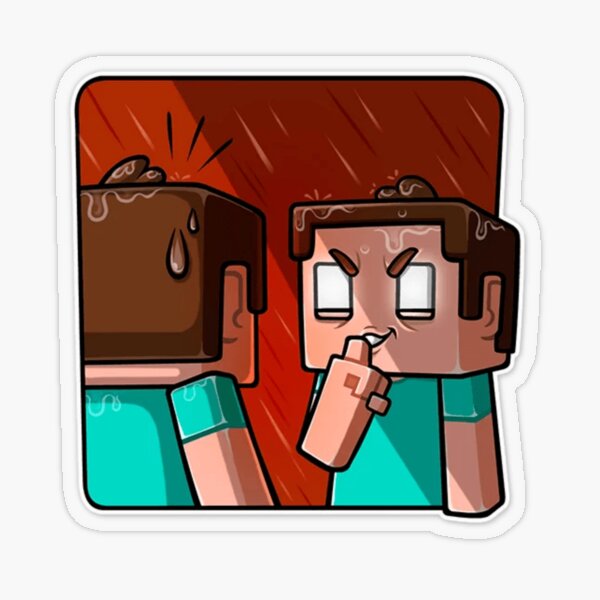 Minecraft Steve Stickers | Redbubble