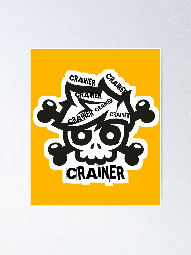 "crainer" Poster for Sale by Crostone | Redbubble