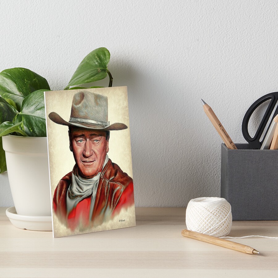 "Western Icons 2 Duke" Art Board Print for Sale by arfineart | Redbubble