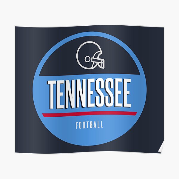 "Tennessee retro football" Poster by BVHstudio | Redbubble