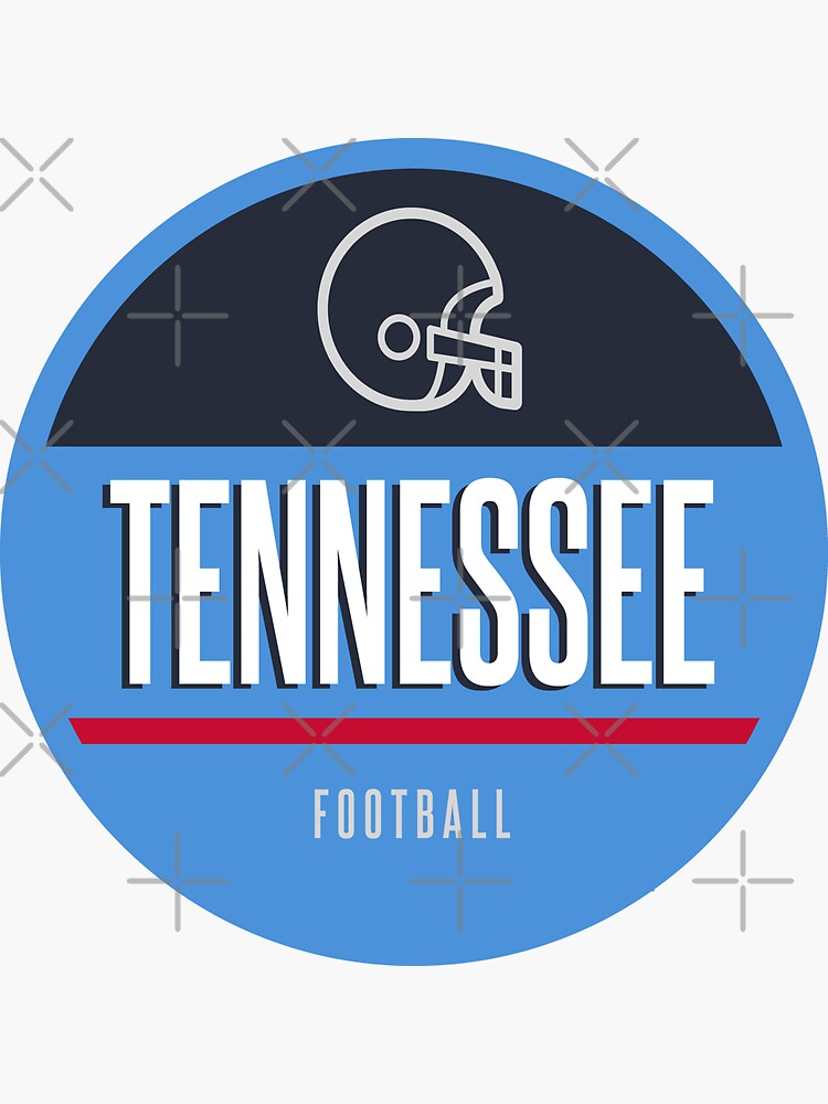 "Tennessee retro football" Sticker for Sale by BVHstudio | Redbubble