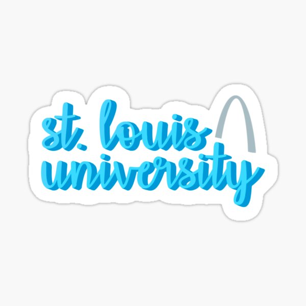 "St. Louis University" Sticker for Sale by abbey-may | Redbubble