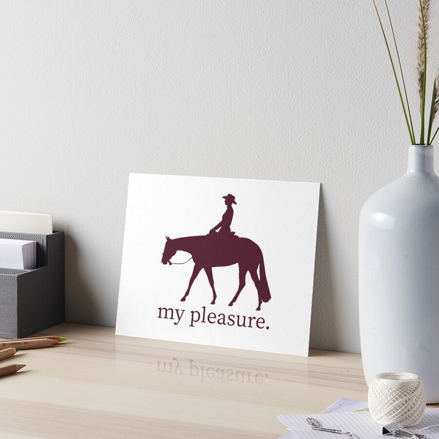"My Pleasure - Western Pleasure Horse" Art Board Print for Sale by ...