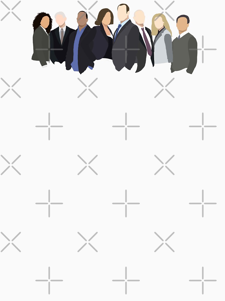 "Law and Order: SVU original cast sticker" T-shirt for Sale by ...