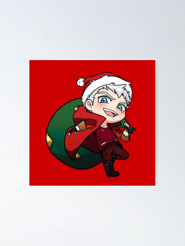 "Devil May Cry - Christmas Santa Nero" Poster by RexiDoodle | Redbubble