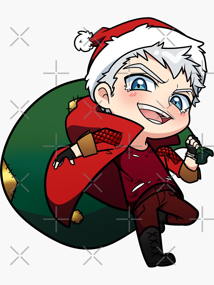 "Devil May Cry - Christmas Santa Nero" Sticker by RexiDoodle | Redbubble