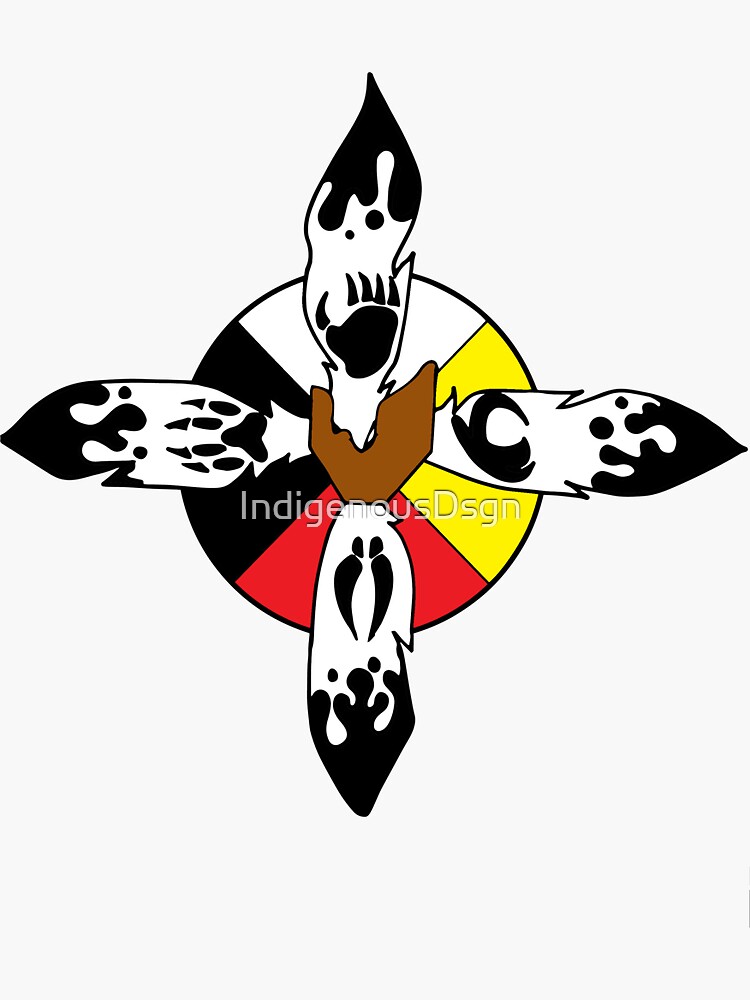"Hualapai Rez 4 Directions " Sticker by IndigenousDsgn | Redbubble
