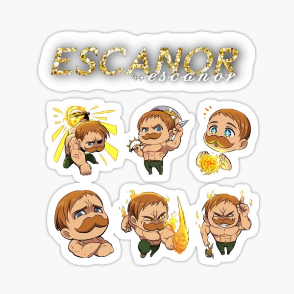 "Escanor Seven Deadly Sins" Sticker by SpaceDesign2 | Redbubble