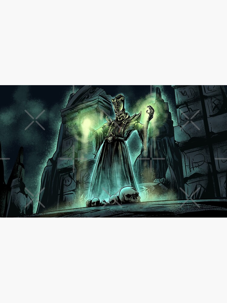 "Evil Undead Zombie Lich Lord Necromancer" Photographic Print by ...