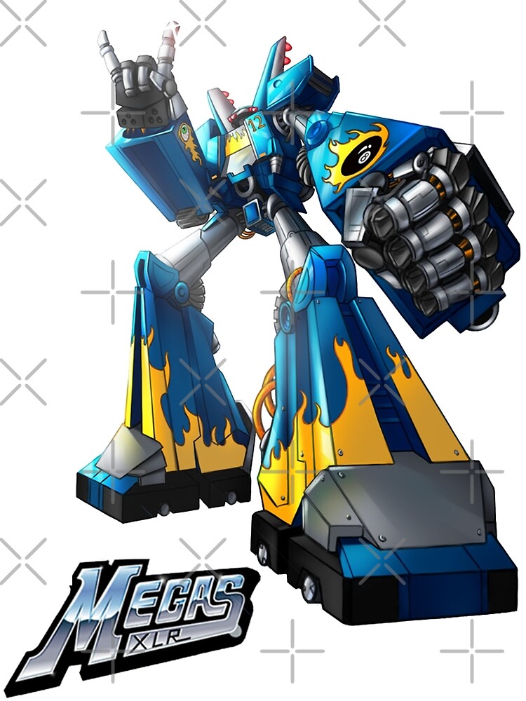 "Megas XLR" Framed Art Print for Sale by jswoop | Redbubble