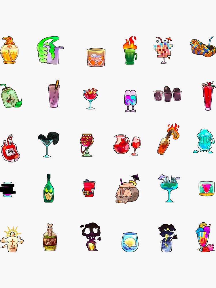 "Jaun the Small Magical Latino Cat's Menu Monster Camp" Sticker for ...