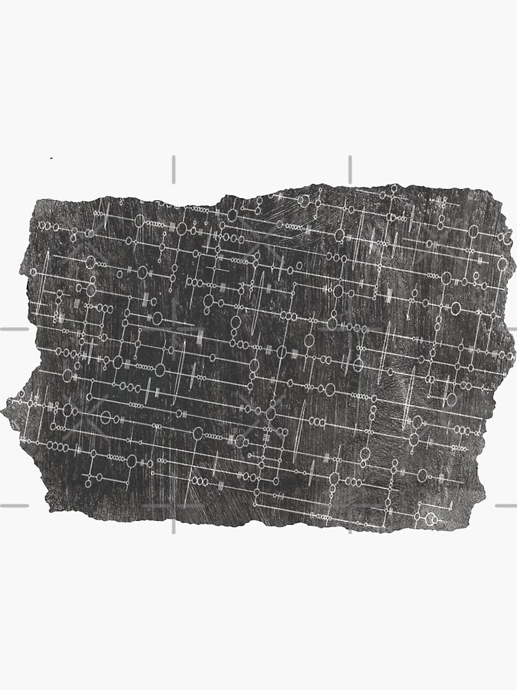 "SHIELD ALIEN WRITING" Sticker for Sale by Agent34 | Redbubble