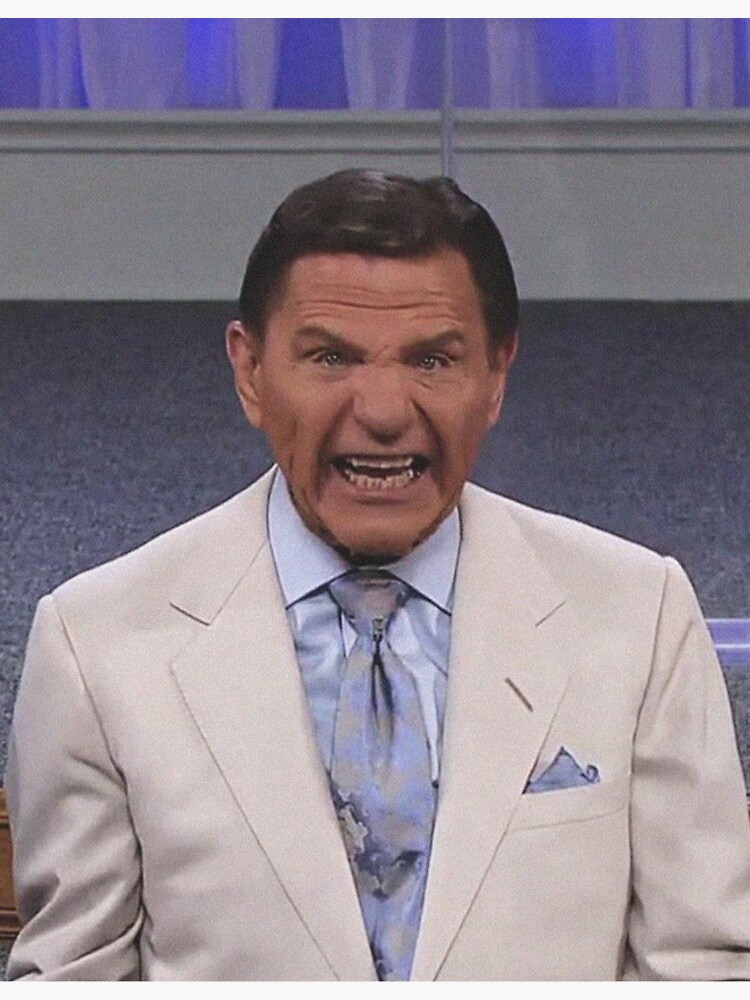 "Kenneth Copeland Meme" Sticker for Sale by nxlim11 | Redbubble