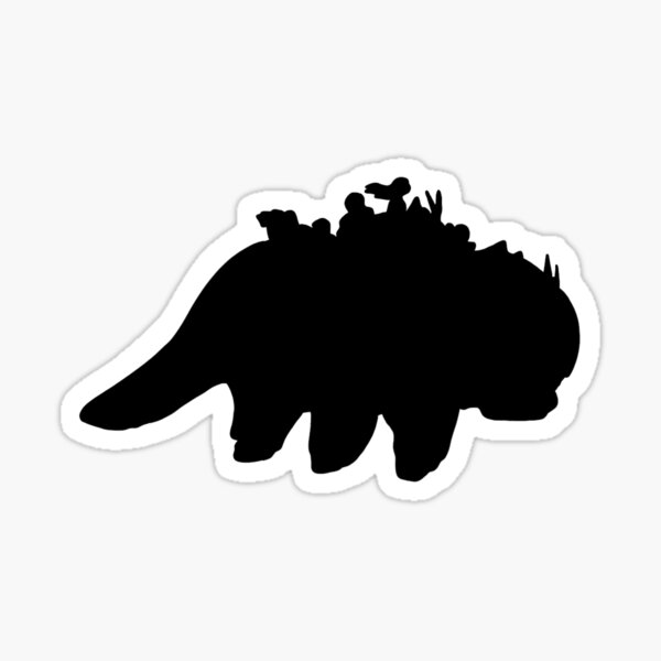 "The gang on appa silhouette " Sticker for Sale by Caroline8D | Redbubble