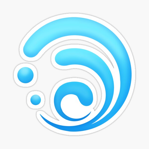 "Hydro Element Symbol" Sticker for Sale by Faedree | Redbubble