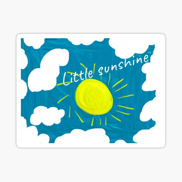"Little sun shine" Sticker by NathanDalmolin | Redbubble