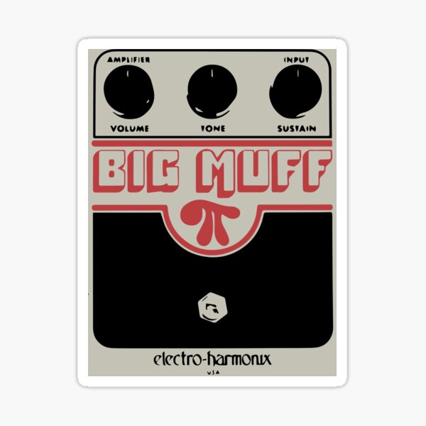 Big Muff Stickers | Redbubble