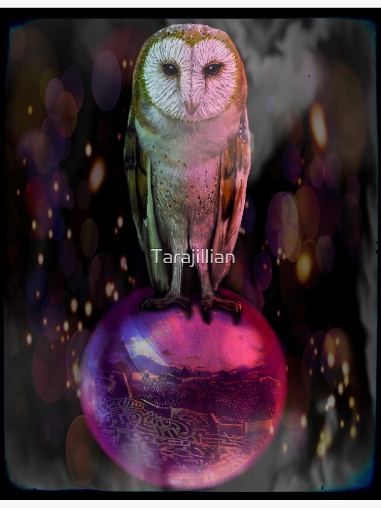 "Labyrinth owl" Sticker for Sale by Tarajillian | Redbubble
