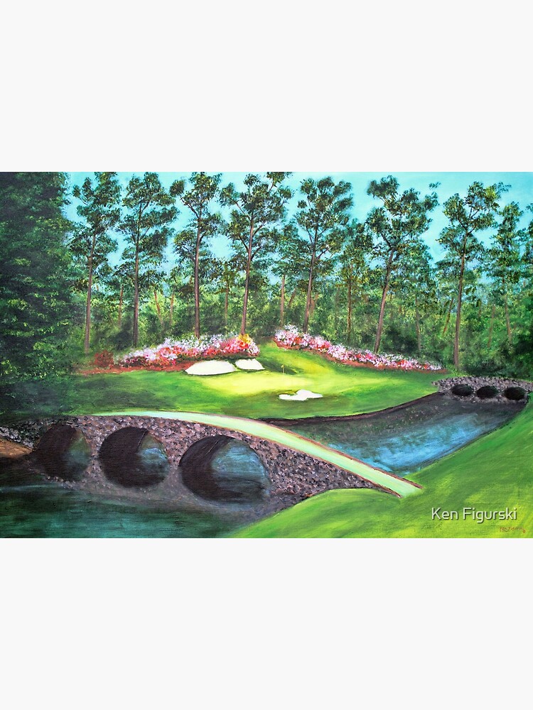 "12th Hole At Augusta National Golden Bell" Canvas Print for Sale by ...