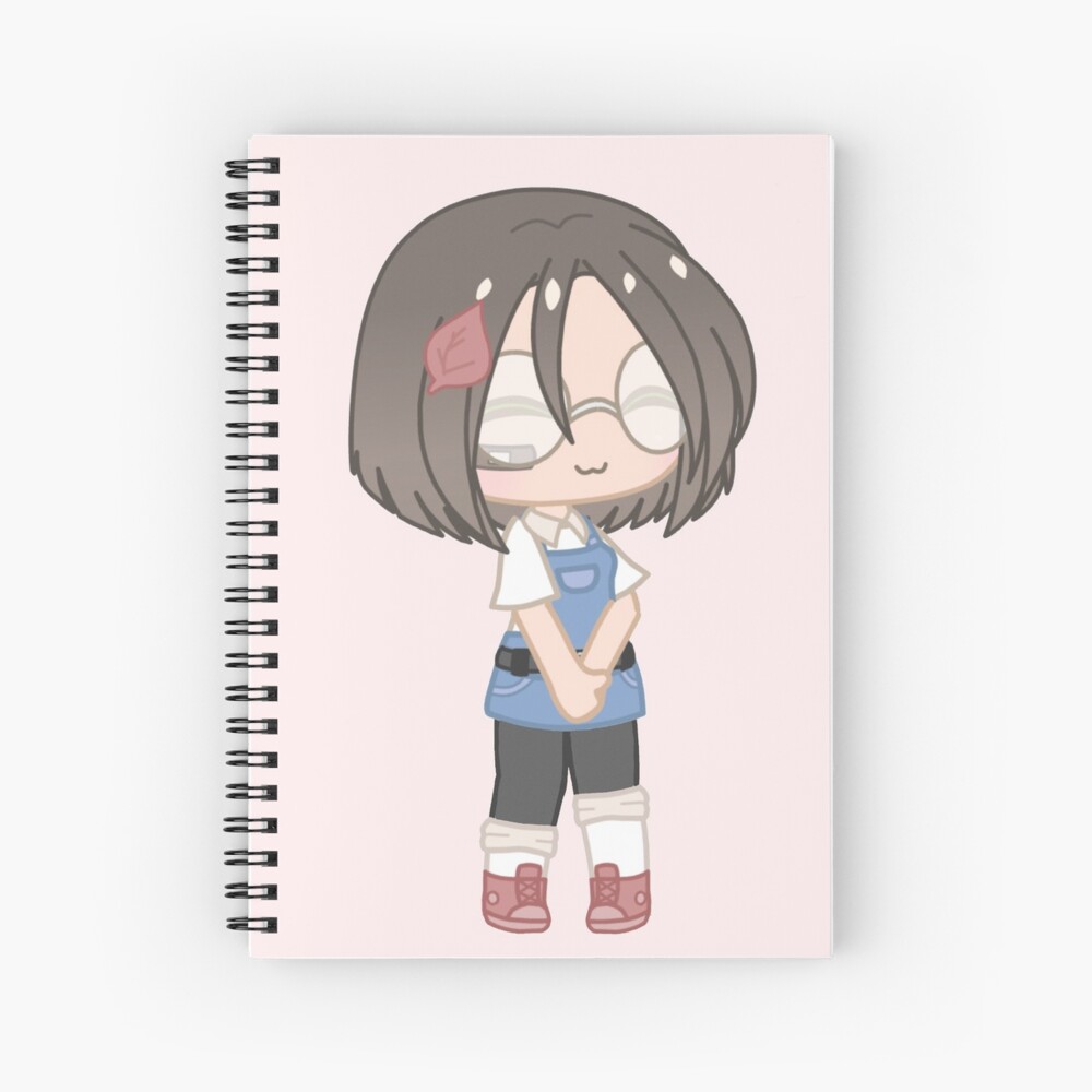 "Gacha girl" Spiral Notebook by EmeraldCucumbaa | Redbubble